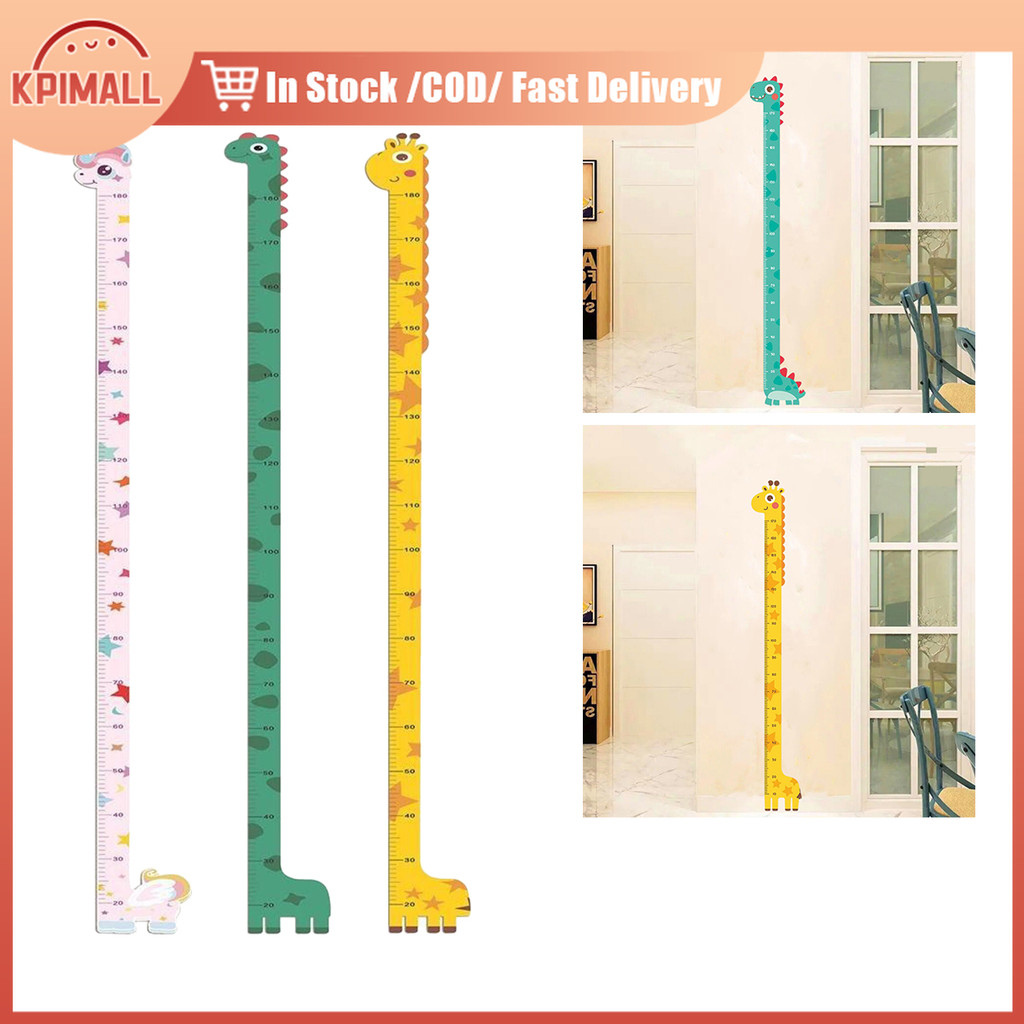 EVA/PVC Height Chart Kids Height Measure Wall Stickers Height Sticker ...