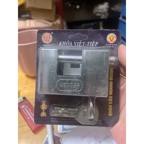 Viet Tiep Horizontal Bridge Lock 05208 – Durable Alloy, 4 Keys – Anti ...