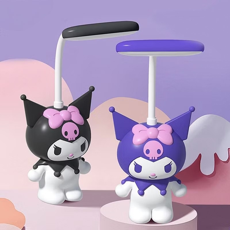 Kuromi Table Lamp LED Desk Lamp USB Rechargeable Cartoon Study Lamp ...