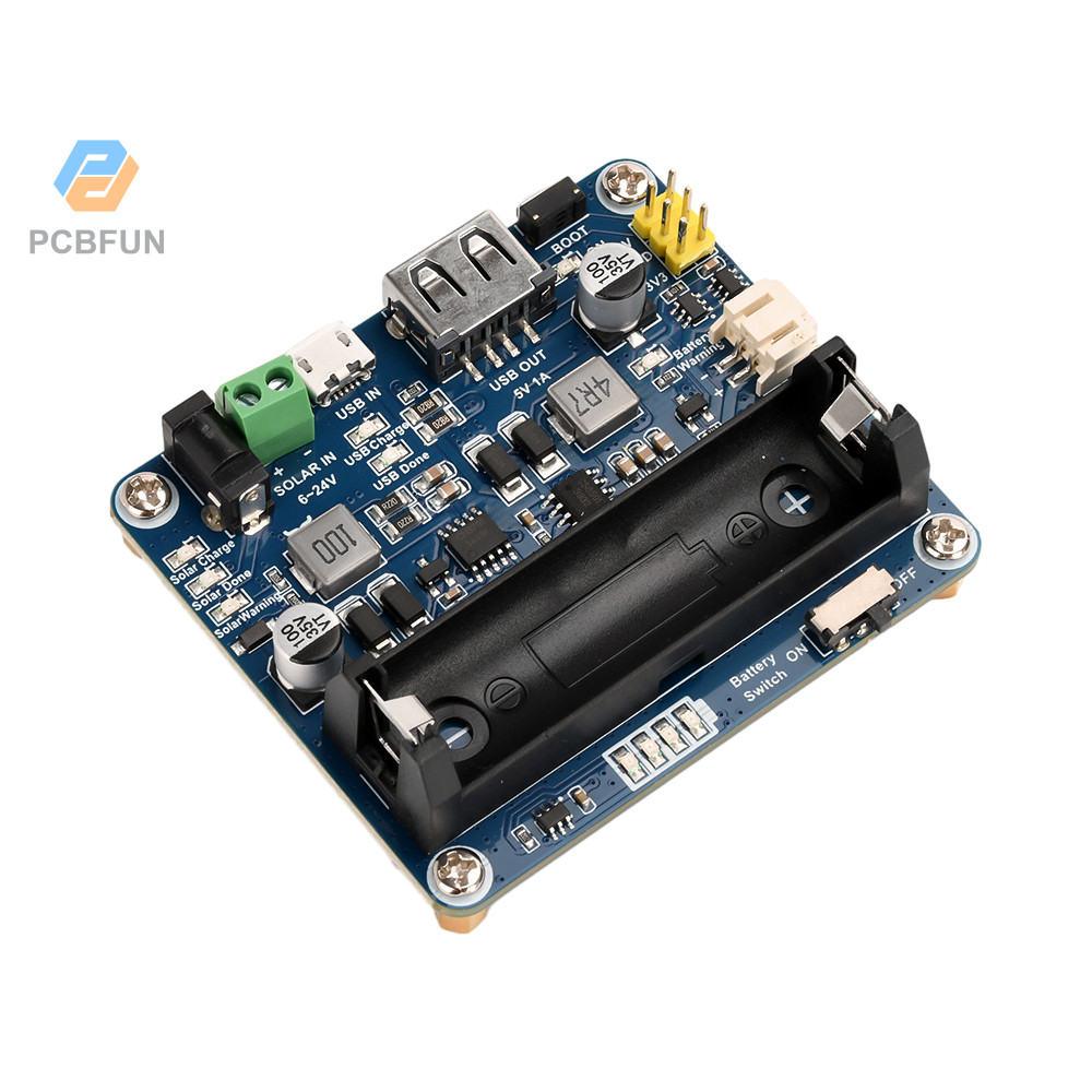 Pcbfun 6V~24V Solar Panel Power Management Module Solar Charging Support MPPT Support 850mAh Li ...