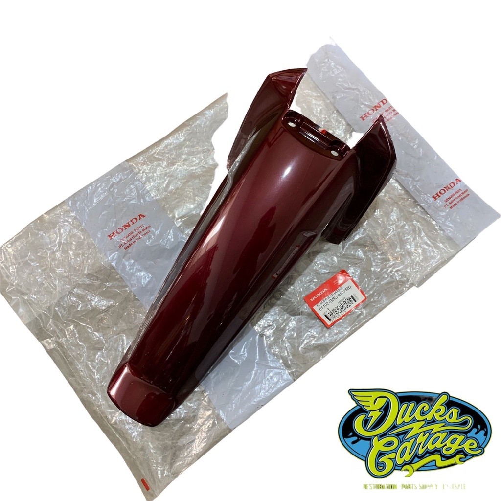 Honda astrea grand front fender fender, original maroon color | Shopee ...