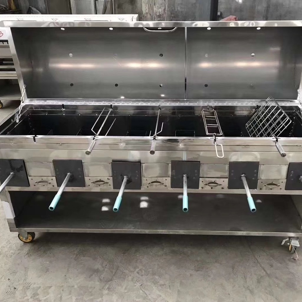 Automatic Rotating Lamb Leg Grill Commercial Charcoal Gas Grill for ...
