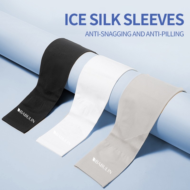 Pair Arm Sleeves/Breathable Ice Arm Sleeve Cover Protection Hand Cover ...