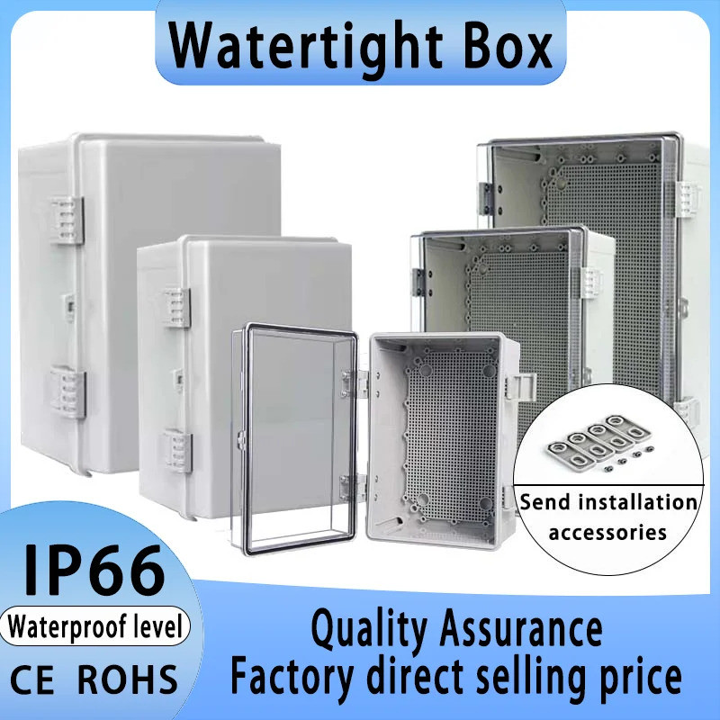 Weatherproof Outdoor Electrical Box Junction Box IP66 ABS Plastic ...
