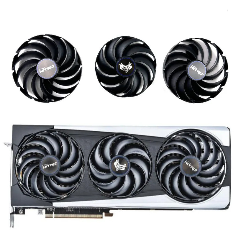 NEW 3FAN 87MM 95MM Sapphire RX6900 XT GPU Fan For Sapphire NITRO+AMD ...