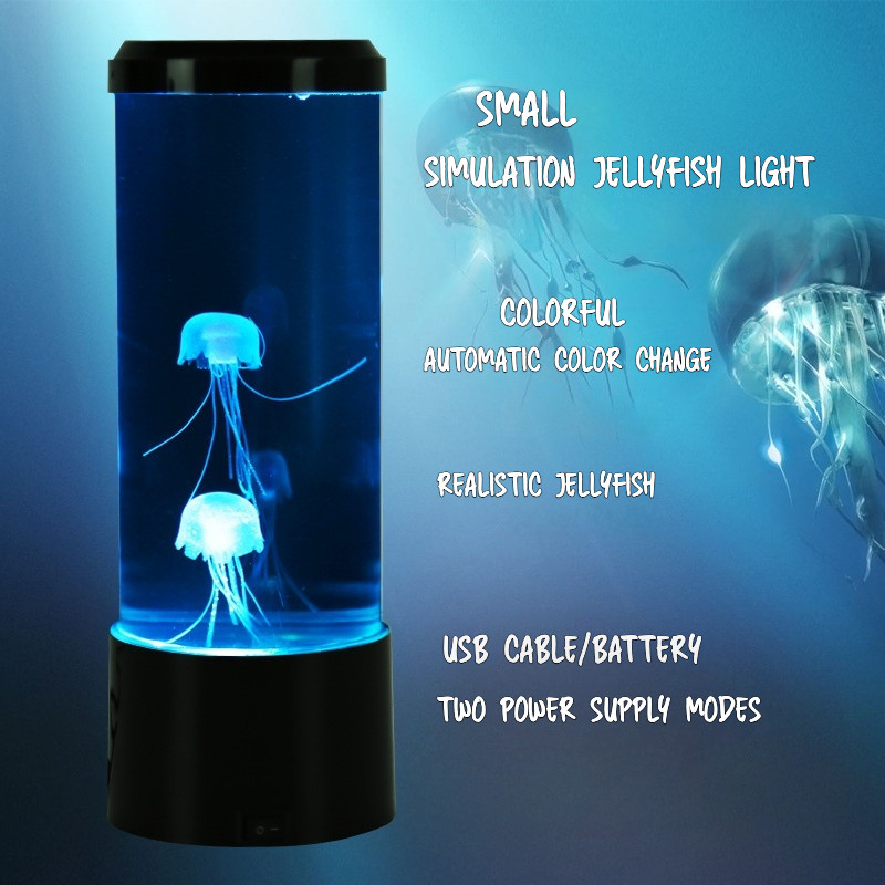 Jellyfish RGB Color Changing Mood Light - Circular LED Decor for Living ...