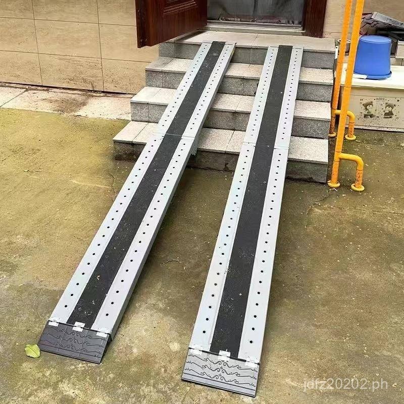 Electric Scooter Ramp Board for Wheelchair Stairs, Portable Step Ramp ...