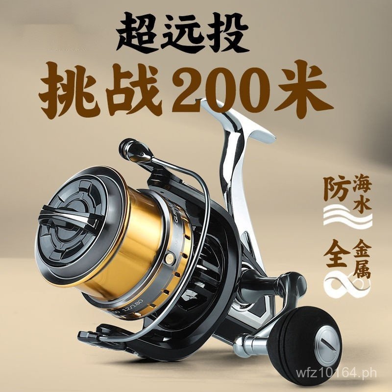 Stainless Steel Reel Full Metal Rock Reel Lure Sea Rod New Model Long ...