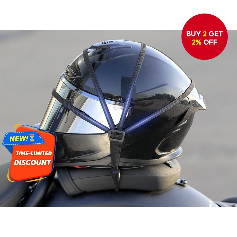 4-in-1 Helmet Strap / Multi-Functional Elastic Cargo Tie / Motorcycle ...