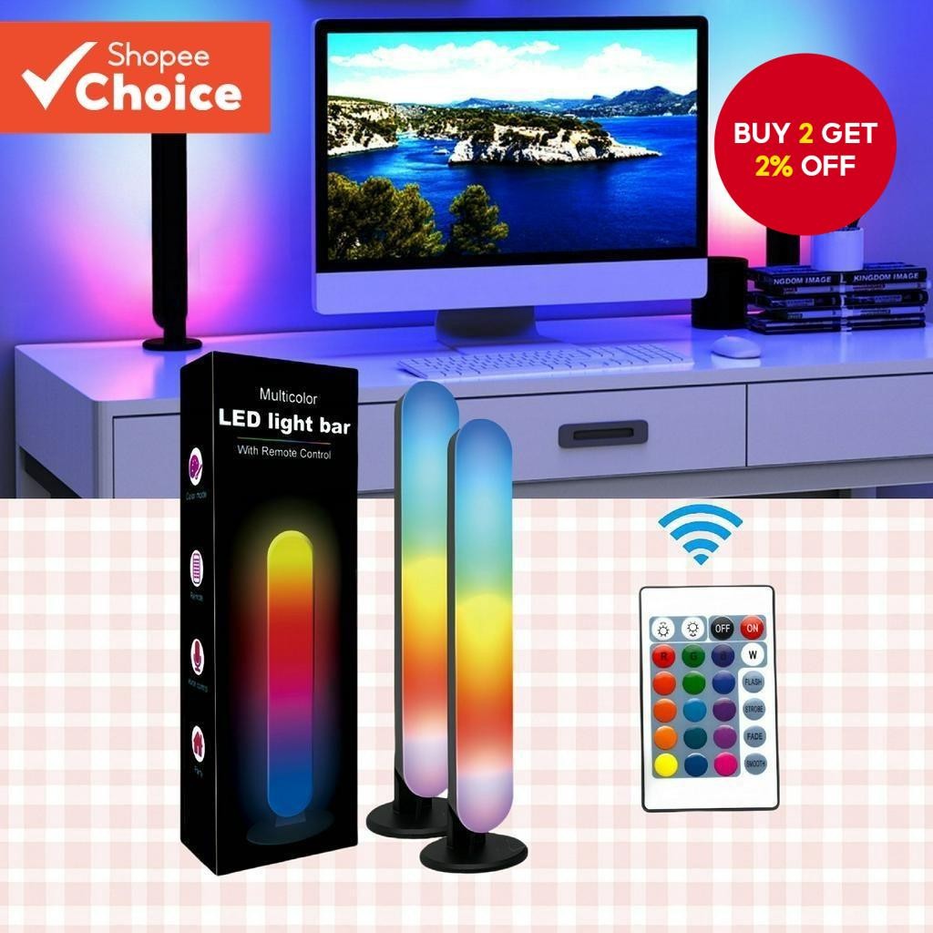 24 Keys Remote Control RGB Desktop USB Interior Ambient Colorful Game ...