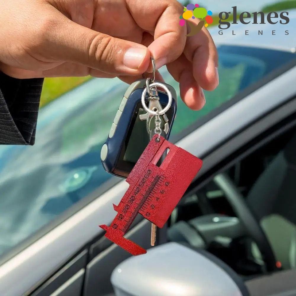 GLENES Mini Ruler, Keychain Small Vernier Caliper, 3D Printing Vernier ...