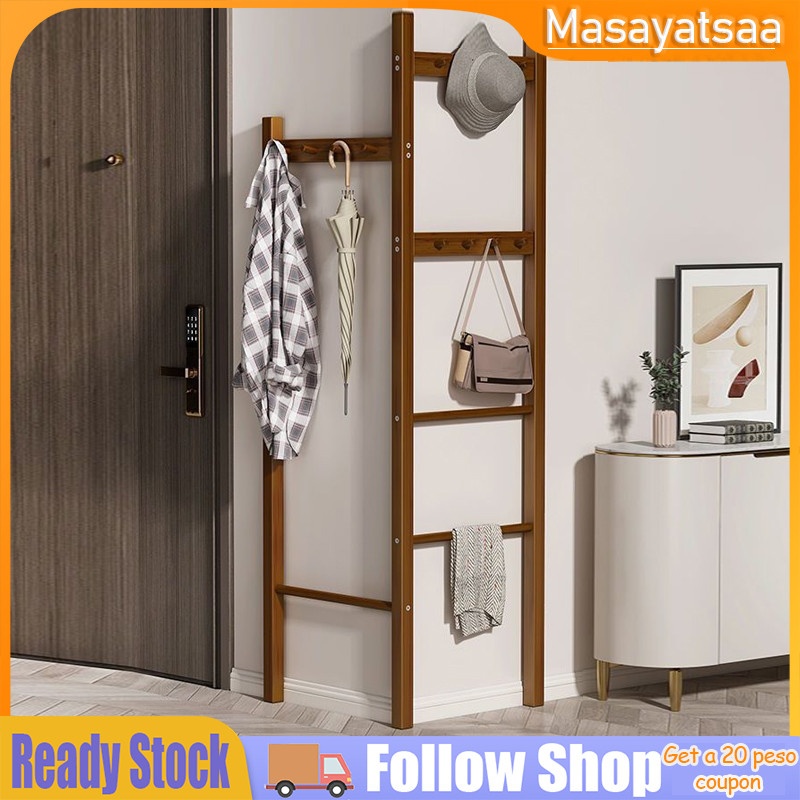 Multifunctional Coat Rack Stand Ladder Clothes Rack Household Bag/hat ...