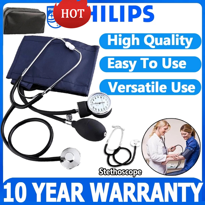 Arm Sphygmomanometer Blood Pressure Indicator With Stethoscope Device ...