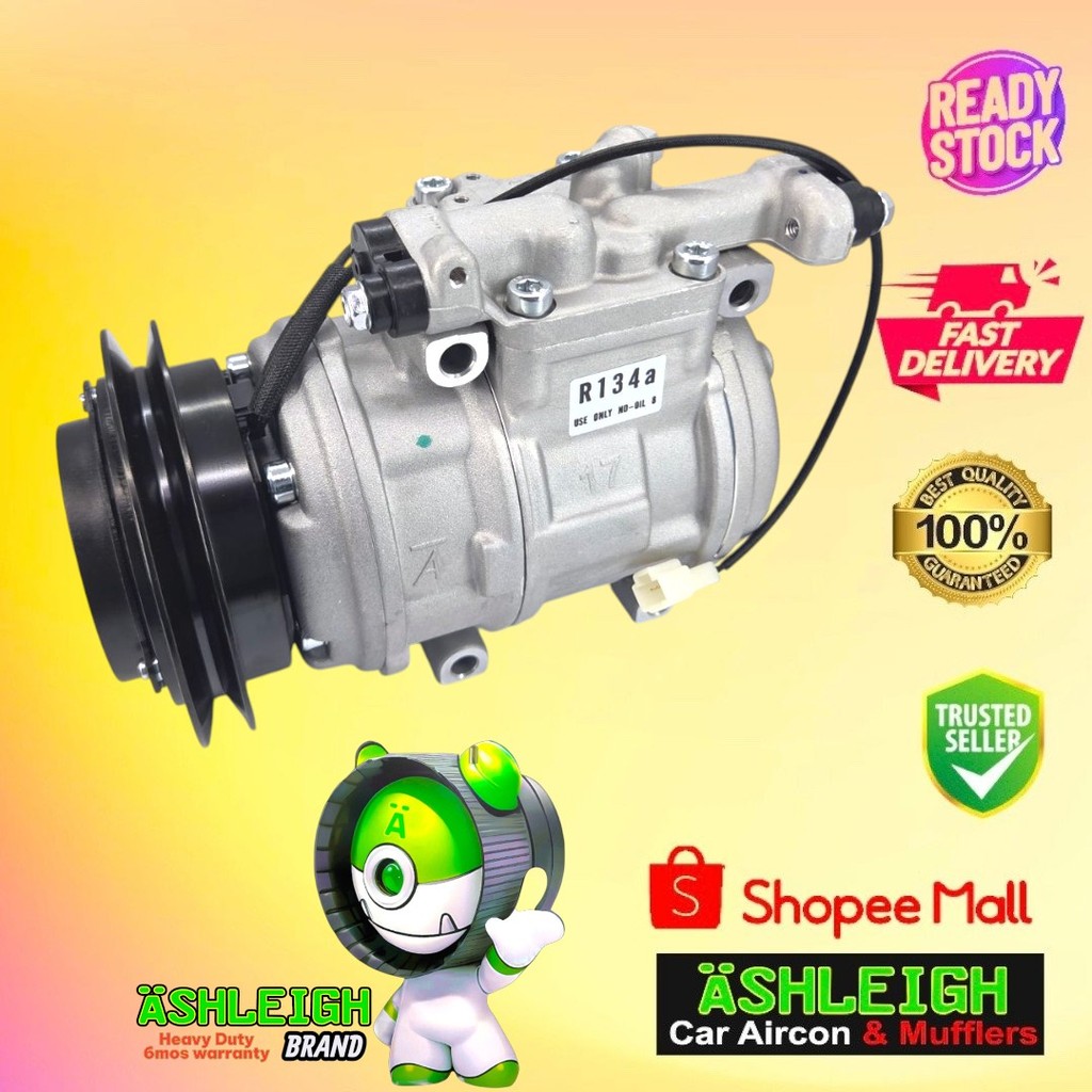 Ashleigh Toyota Hiace Old Model 17c (ASH BRAND) Compressor Car Aircon ...