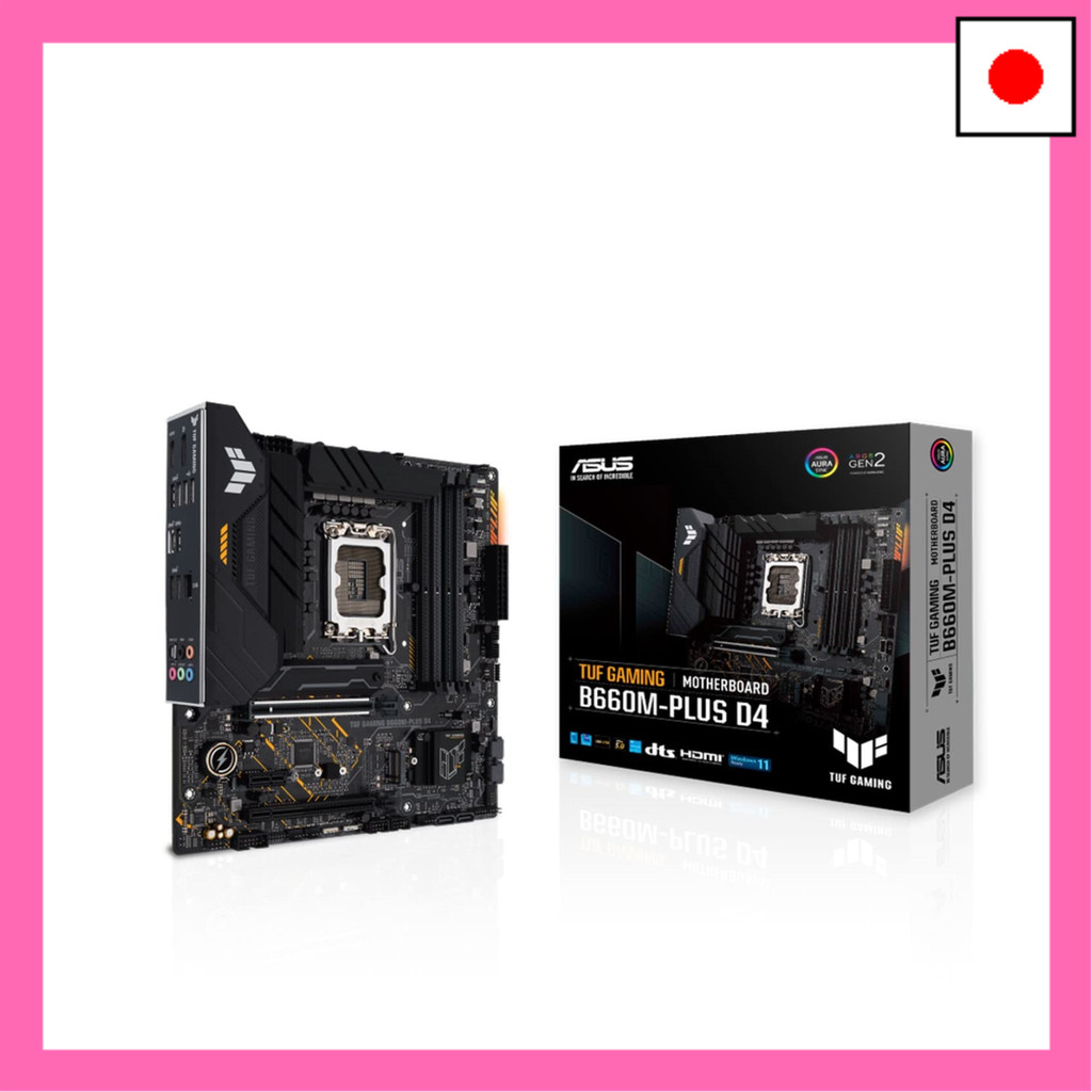ASUS TUF GAMING B660M-PLUS D4 Motherboard with B660 Chipset and mATX ...