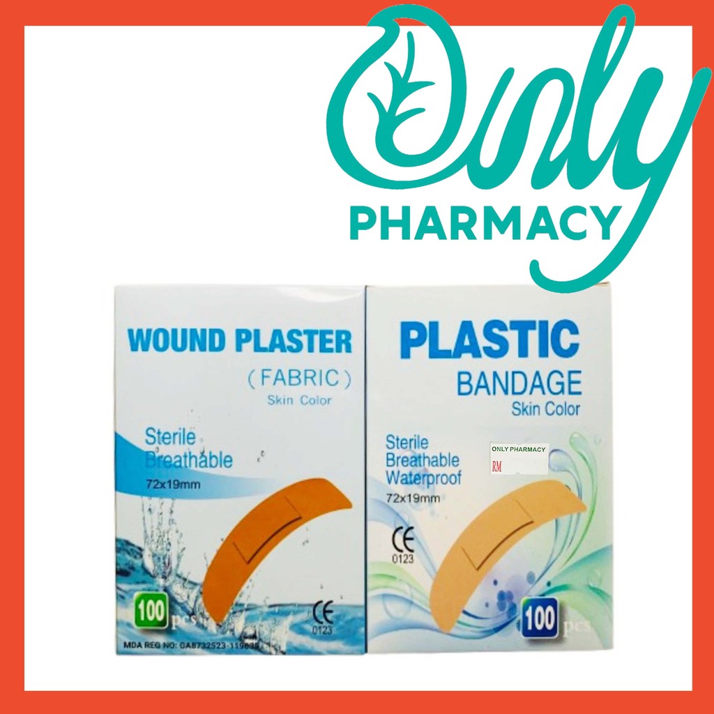 NFET Plastic Plaster Bandage 100s or NFET Wound Plaster Fabric 100s ...