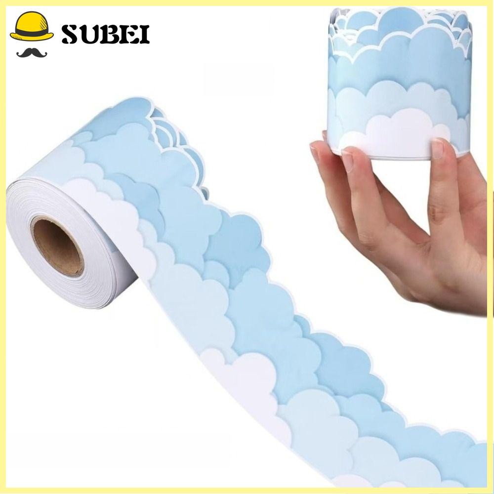 SUBEI1I 1Roll Chalkboard Board Border, DIY 7.5cm Border Paper, Paper ...