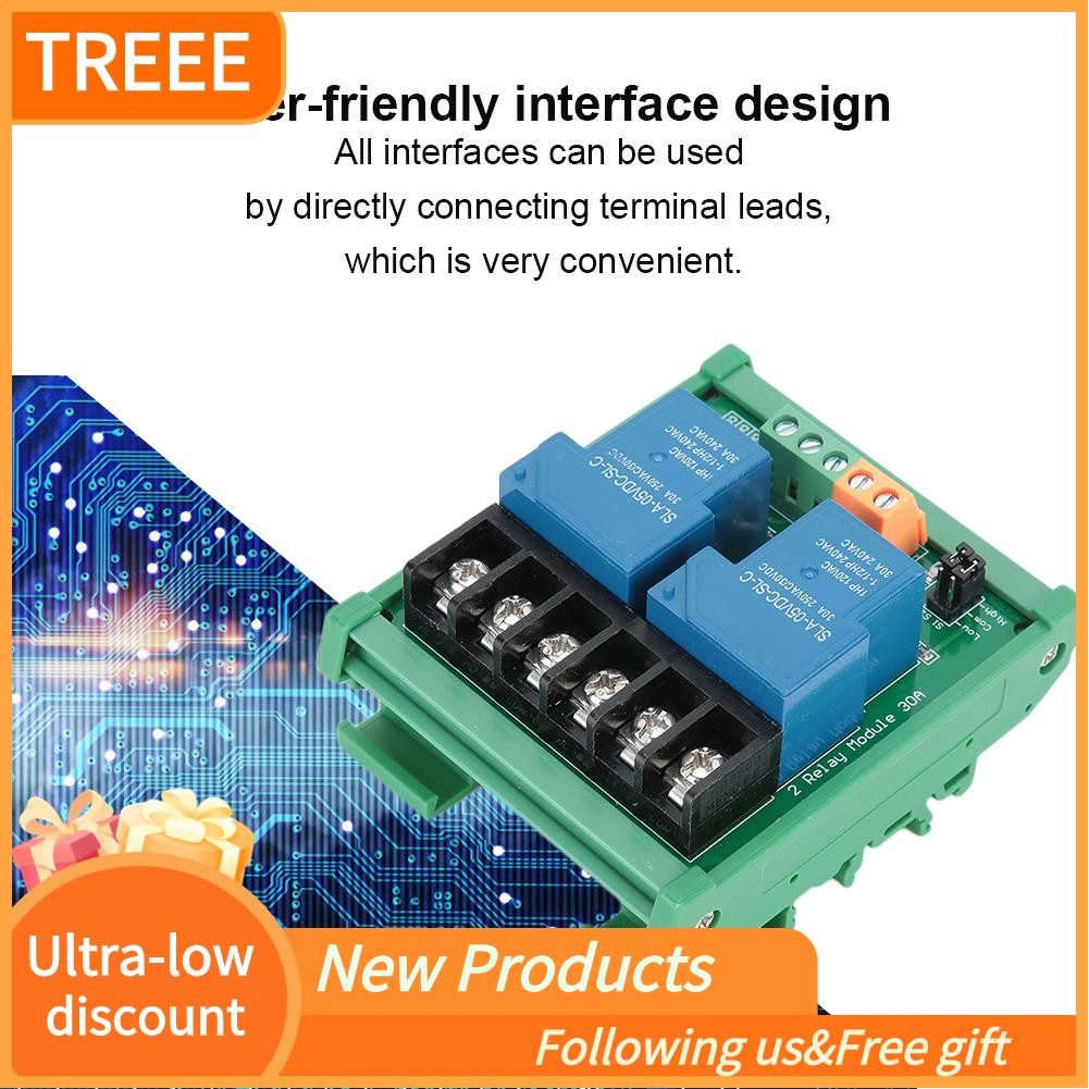 Treee Relay Module Stable Performance High Level Trigger Timer SMD ...