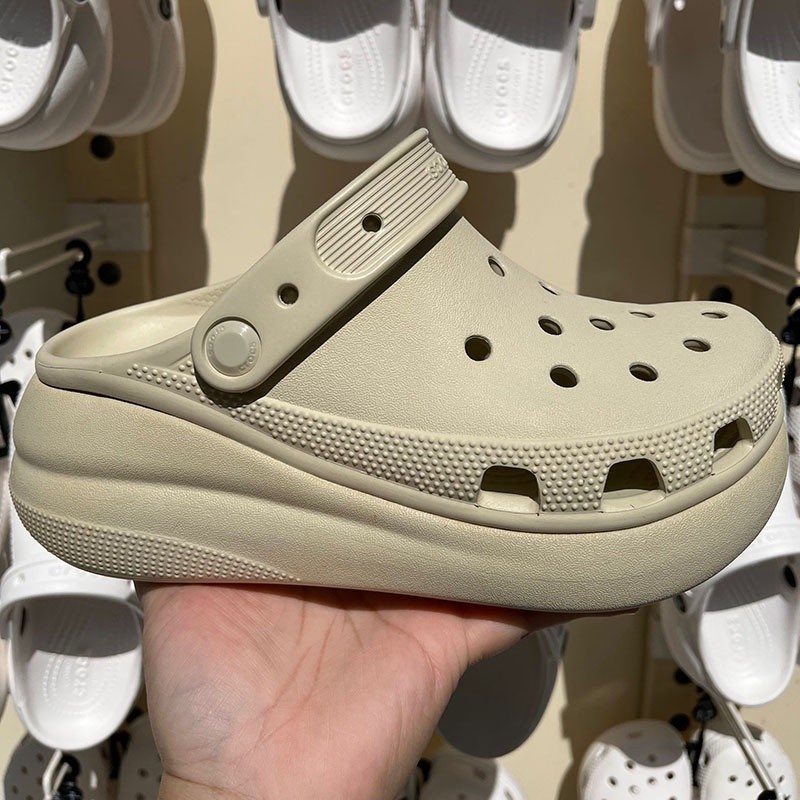 Crocs crush clog bone color big toe women shoes to the sea | Shopee ...