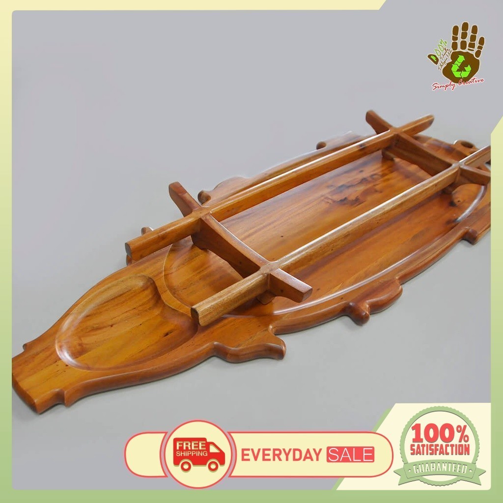 Simply Creative Wooden Lechon Tray, Xlarge 48 Inches , Pig Platter ...