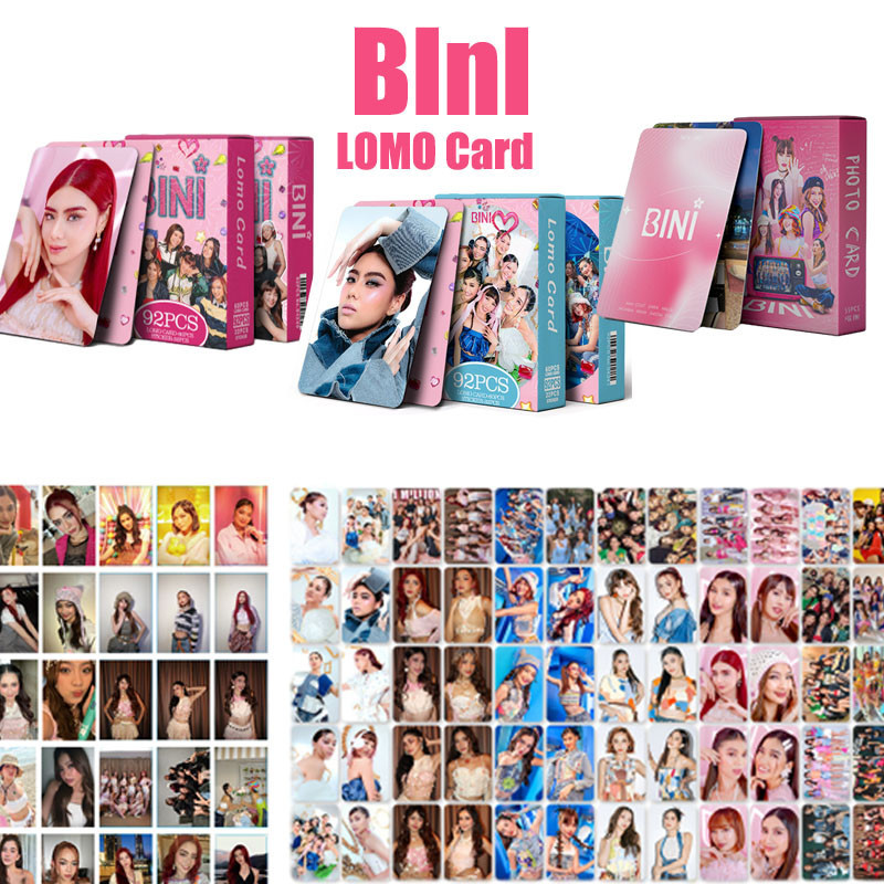 Lomo card Bini Photocards 55Pcs Holographic Photo Card Colet Gwen ...
