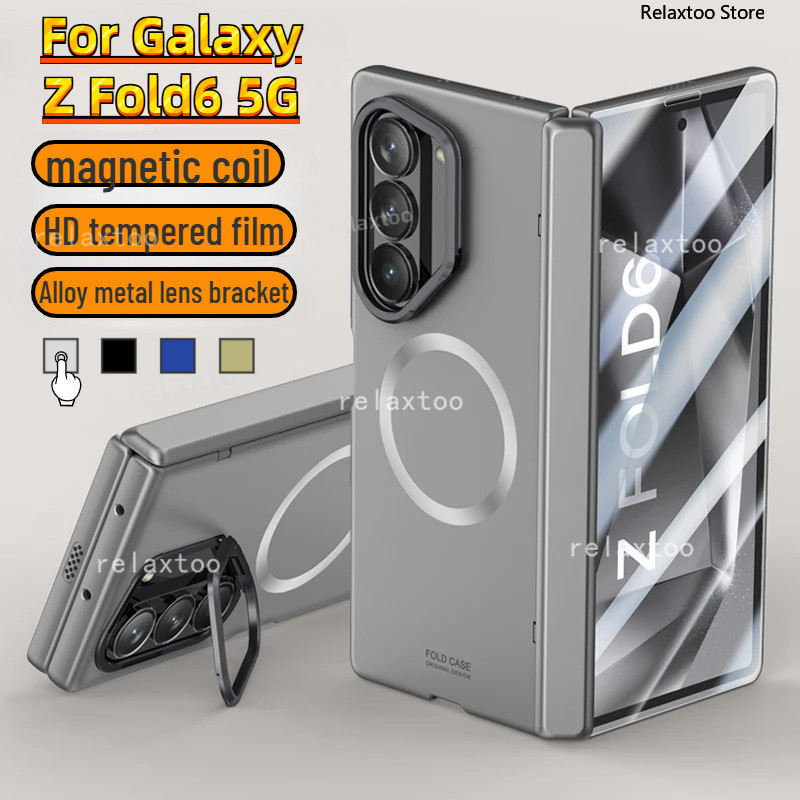 With Tempered Glass Film Casing For Samsung Galaxy Z Fold6 ZFold Fold 6 ...