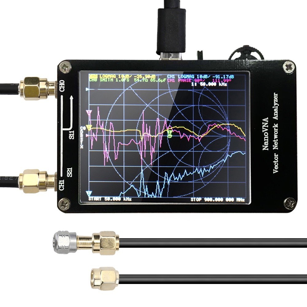 RQ+＞50KHz-900MHz Vector Network Analyzer Digital Display Touching ...