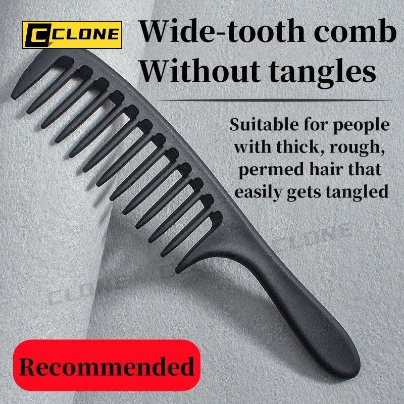 Bakelite Wide Tooth Comb Men Women Barber Hairdressing Brush Salon ...