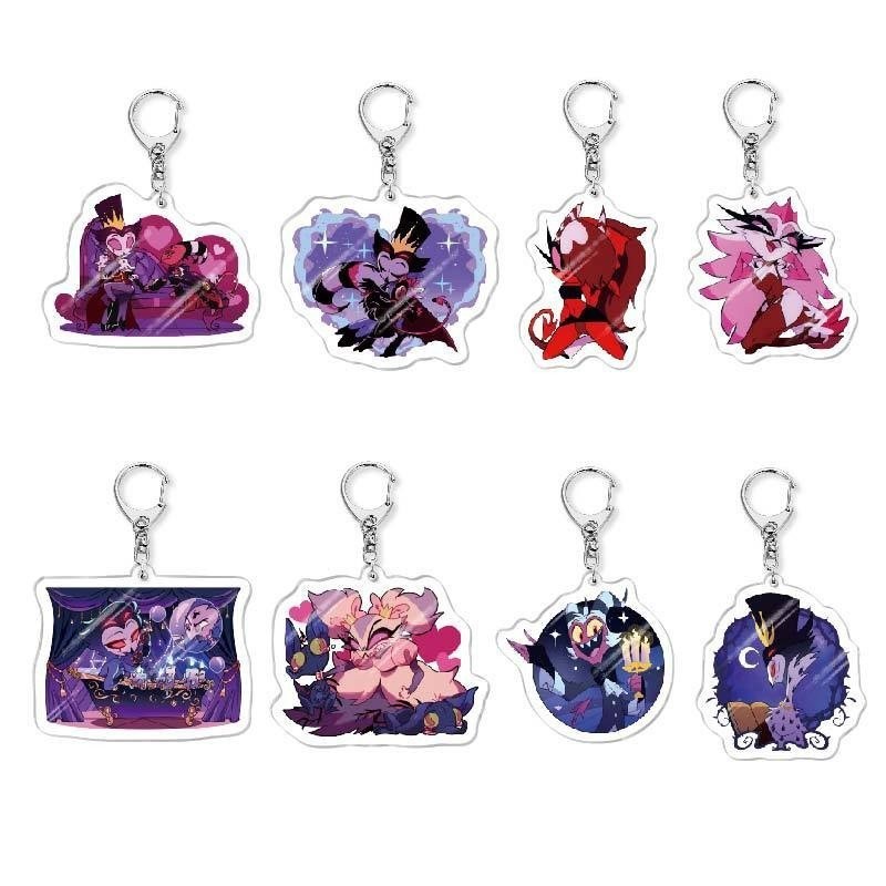 [IN Stock]Helluva Boss Anime Surrounding Acrylic KEYCHAIN Blitzø Buckzo ...