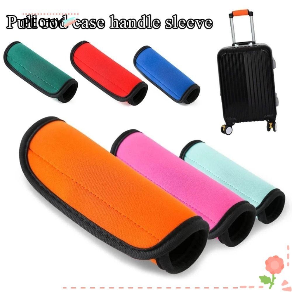 PEONY Luggage Handle Cover, Soft Solid Color Luggage Handle Wrap ...
