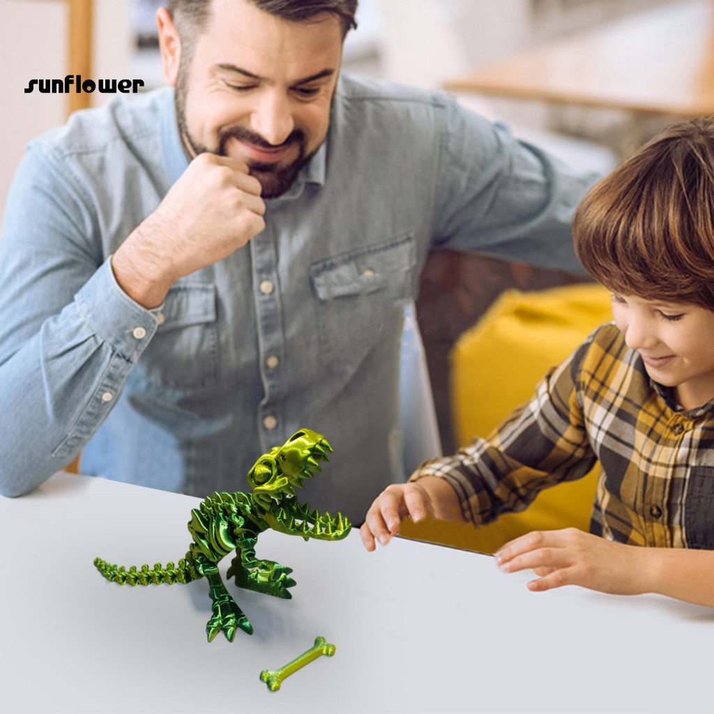 SU Dinosaur Action Figure 3d Printed Dragon Toy Articulated T-rex ...