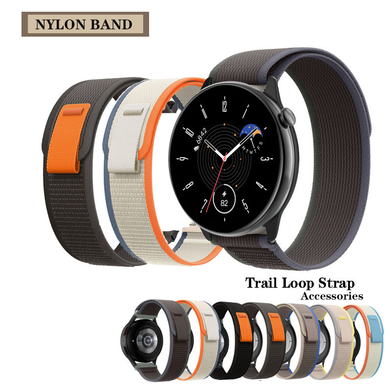 20mm 22mm Trail Loop Band Nylon Strap for Huami Amazfit GTR mini / GTR4 ...
