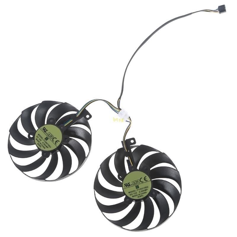 BT Efficient T129215SU 4Pin 12V VGA Fan Graphics Card Cooling Fan for ...