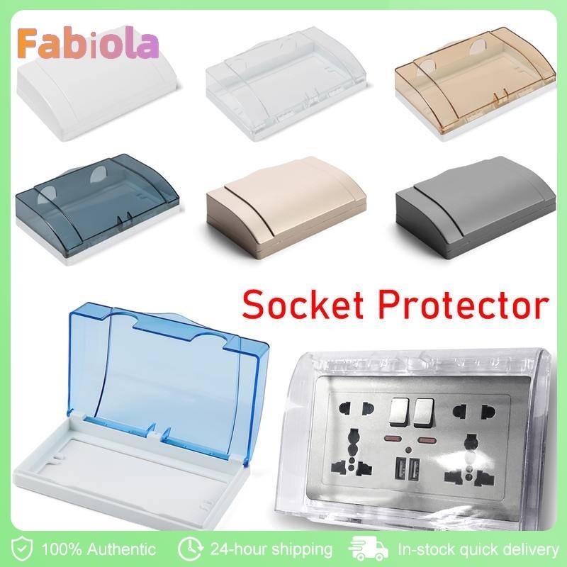 High Quality Double Electric Plug Cover Double Socket Protector ...