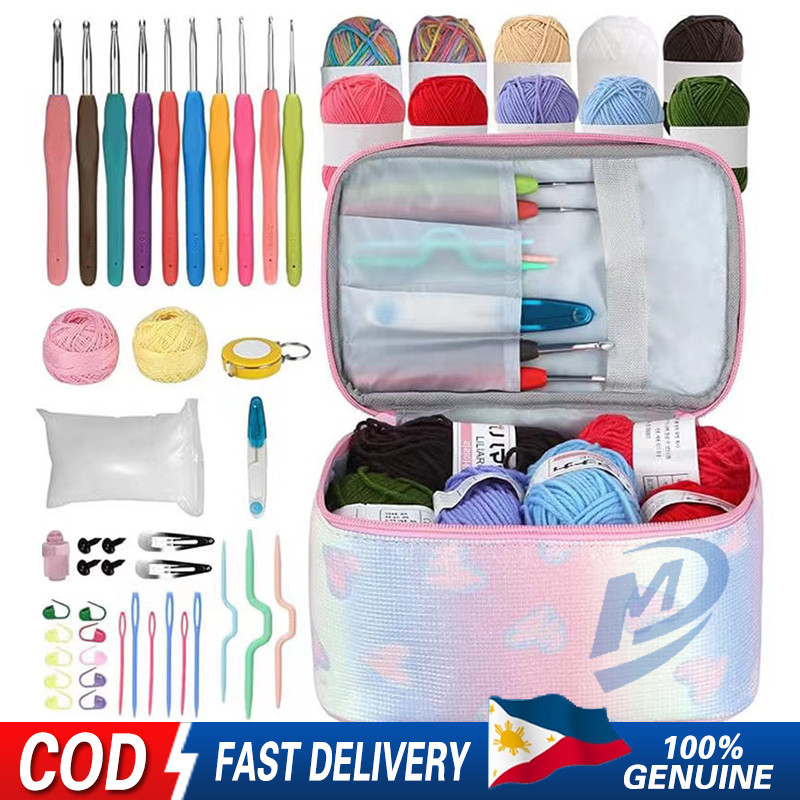 【Fast delivery】Beginner Crochet Kit For Crochet tools set And Kids ...