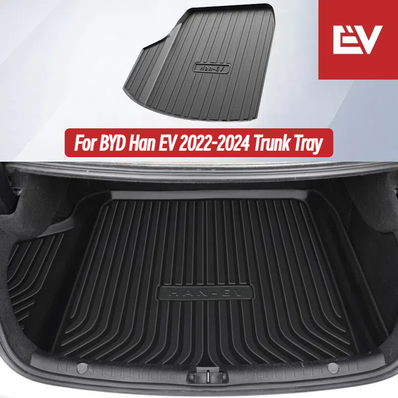 For BYD HAN EV Trunk Tray 2022-2024 TPE Texture Waterproof Anti-wearing ...