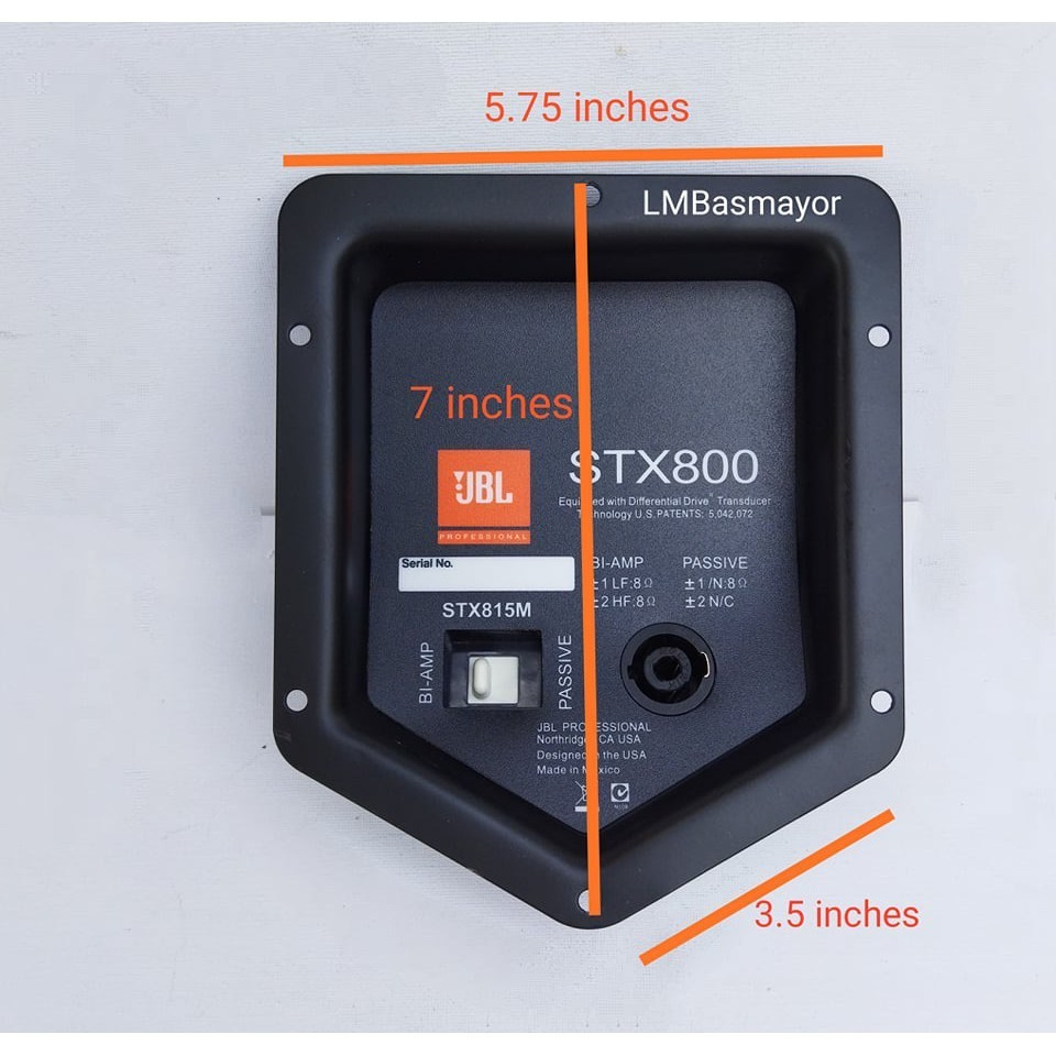 JBL Junction Box Terminal Plate Jack Plate Back Panel Professional ...