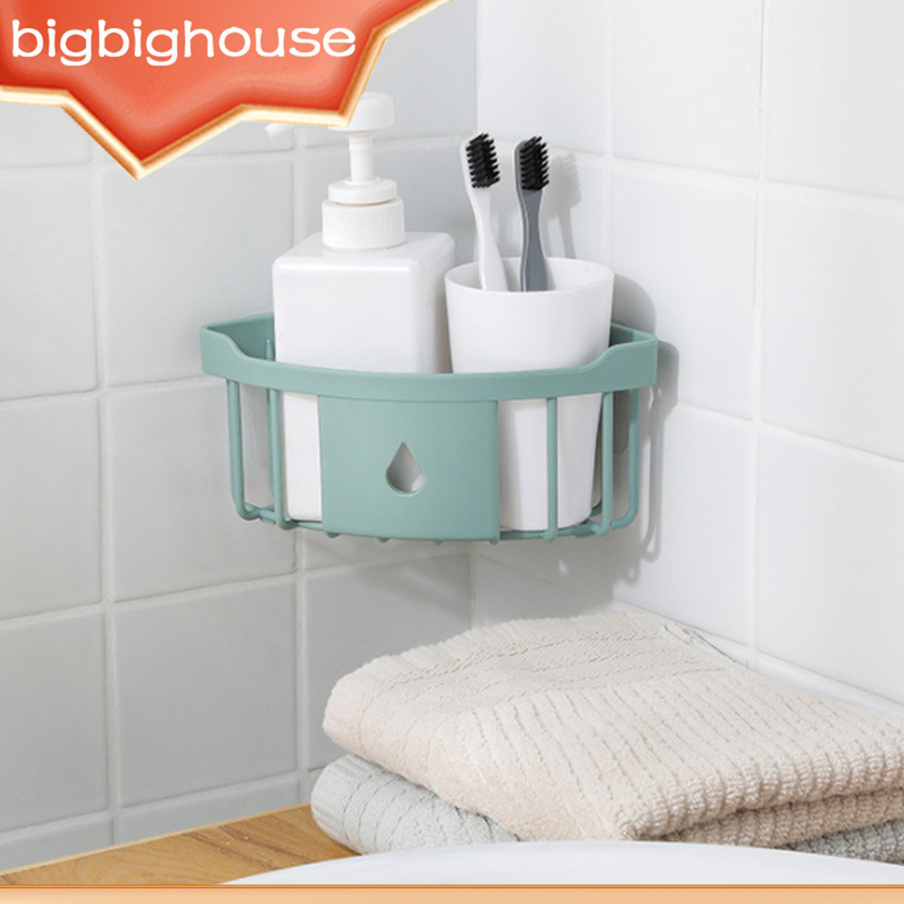 【Biho】 1/2/3 Wash Rack Bath Bracket Storage Stand Multicolored Puncture ...