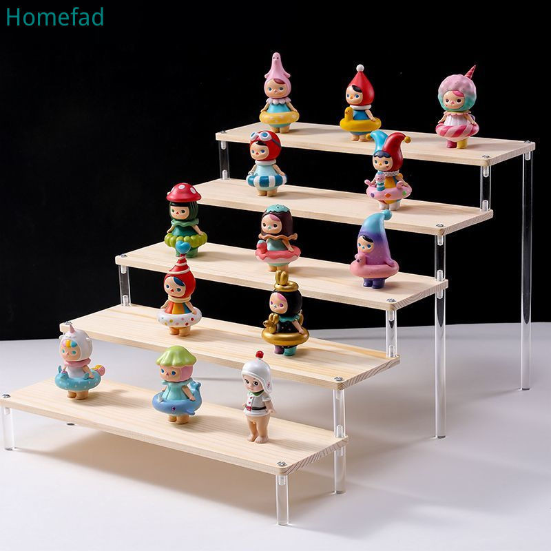 (Width 10cm)Acrylic storage display stand blind box multi-layer ...