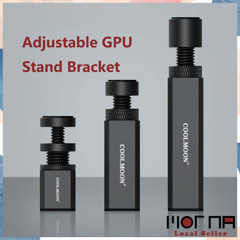 COOLMOON GPU Stand Bracket Support 28-120mm Adjustable With Non-slip ...
