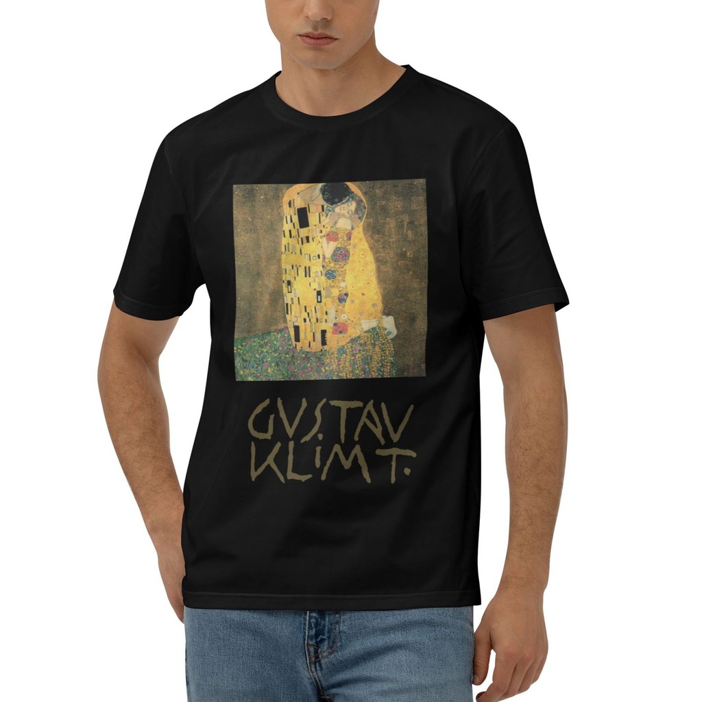 The Kiss By Gustav Klimt Popular Cotton Tshirt For Men | Shopee Philippines