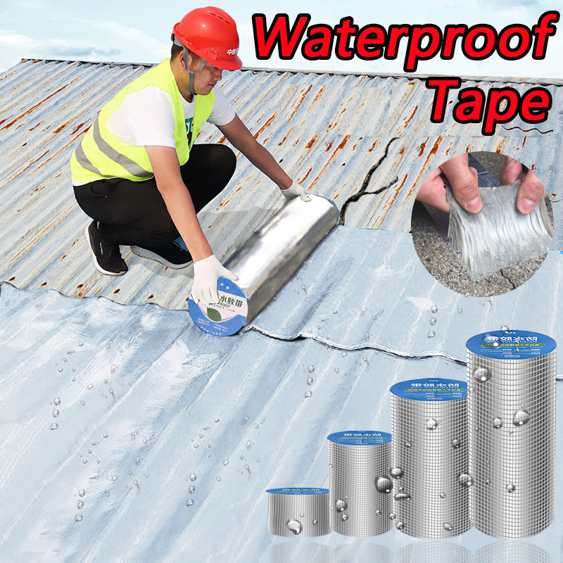 Waterproof Tape aluminum foil butyl sealing self adhesive tape color steel bungalow roof leakage ...