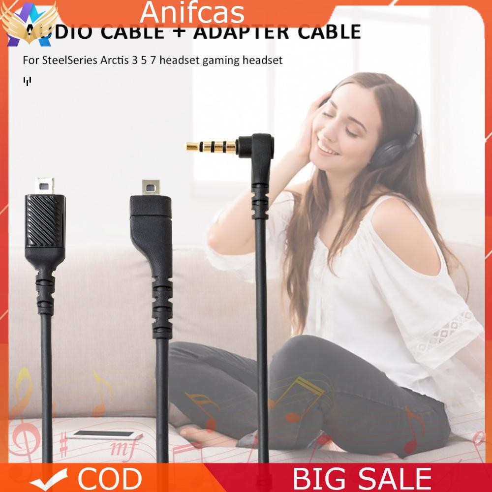 Replacement Sound Card Audio Cable for SteelSeries Arctis 7 5 3 Headset ...