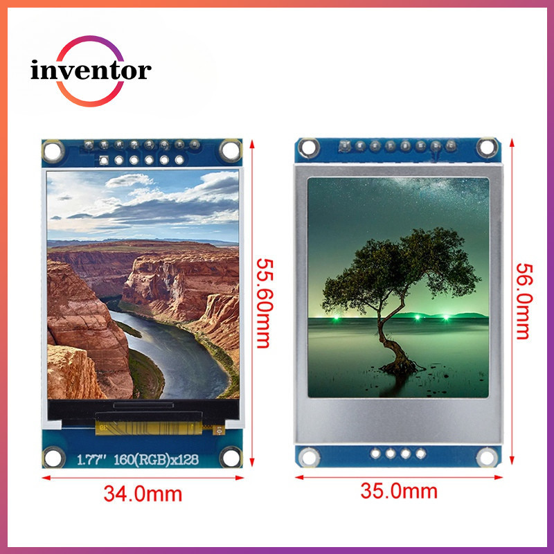 1.77 inch TFT LCD Screen 128*160 1.77 TFTSPI TFT Color Screen Module ...