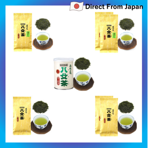 Deep steamed tea, Yame tea, tea leaves, mild deep steamed special ...