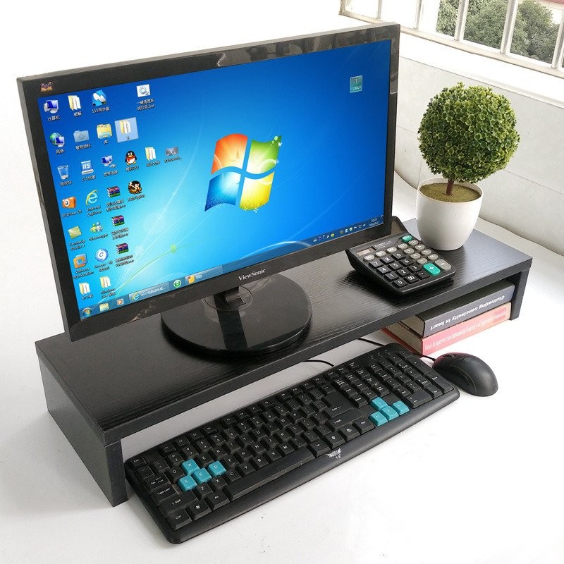 Monitor Computer Riser Base Simple Desktop Keyboard Storage Rack70Long ...