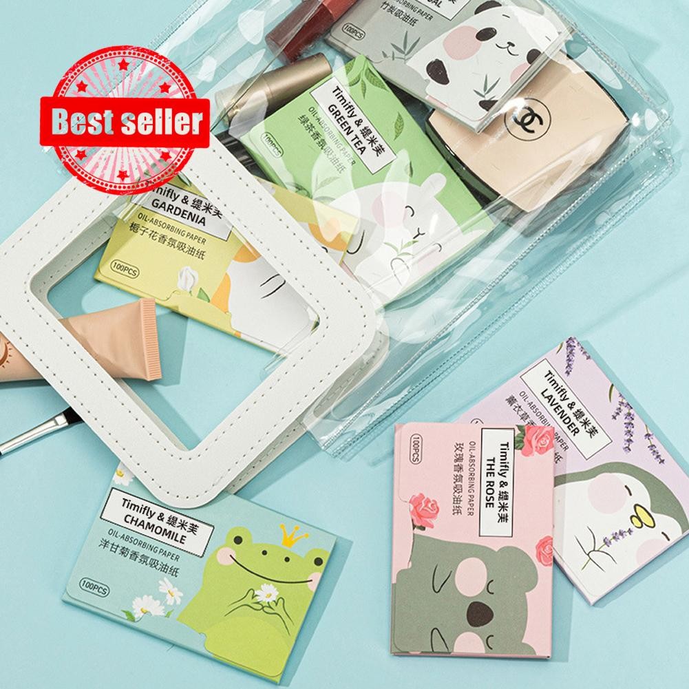 Set Facial Absorbent Paper Portable Facial Oil Paper Suction Z1q6 ...