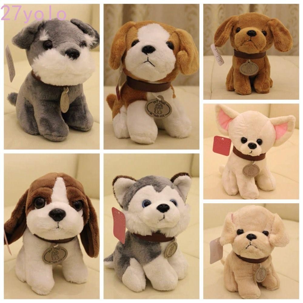 YOLO Dog Plush Toys, Stuffed Animal Puppy Husky Stuffed Dog Dolls ...