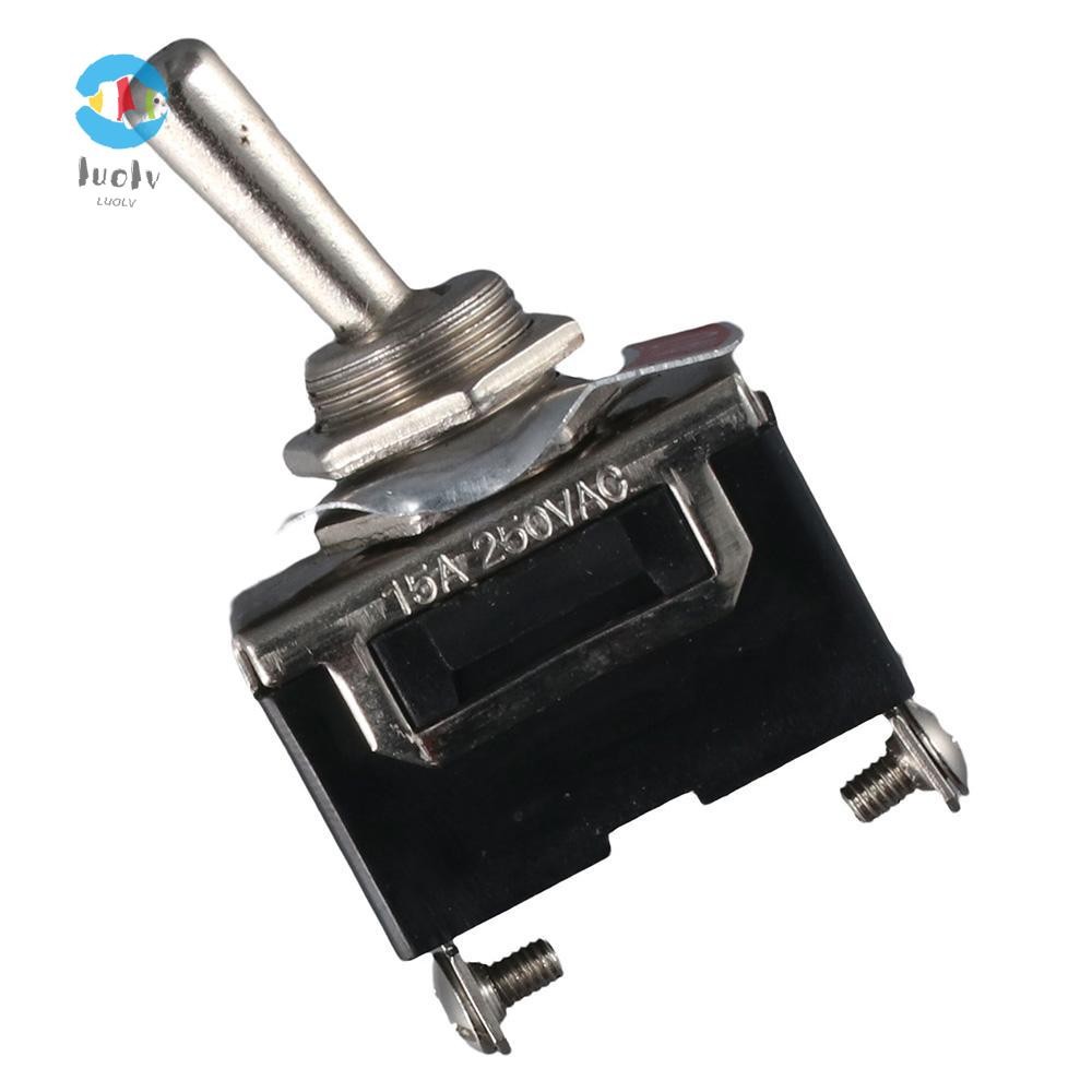 LUOLUVO Toggle Switch, Metal Spst Rocker Toggle Switch, Heavy Duty 20a ...
