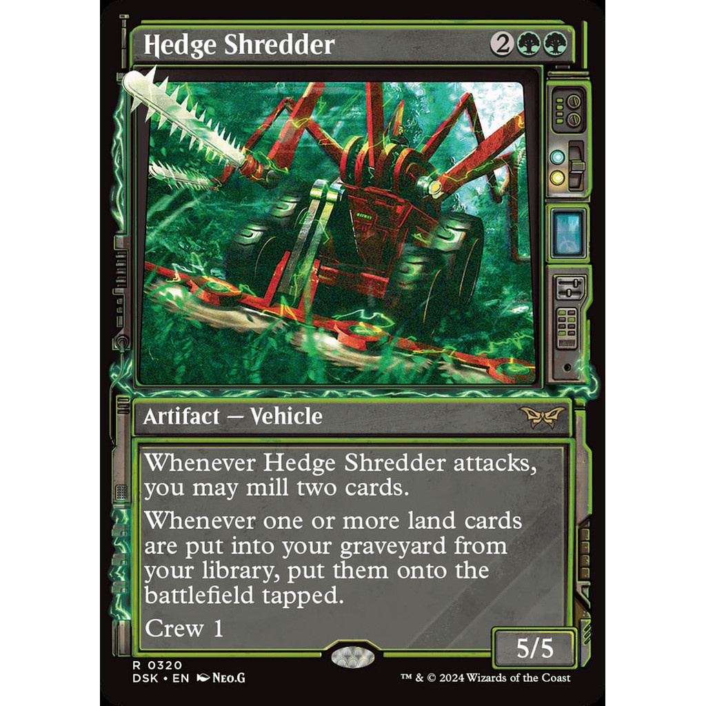 Hedge Shredder (Showcase) [Duskmourn: House of Horror] | Shopee Philippines